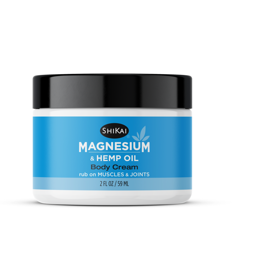 Shikai Products - Magnesium Body Cream with Hemp Oil
