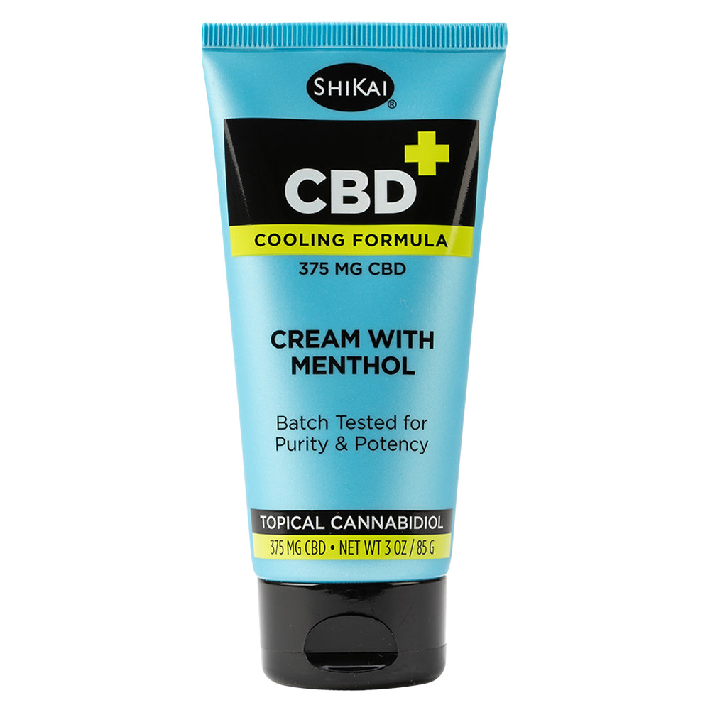 Shikai Products - 3 oz CBD Cream with Menthol | 375mg CBD